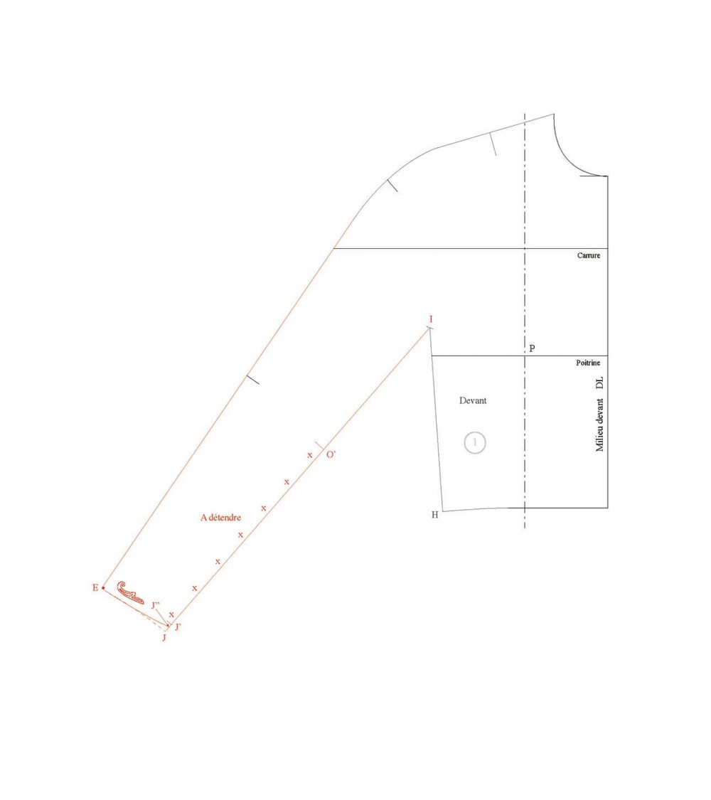 Kimono sleeve with inset gusset on the side piece (knitwear /loose ...