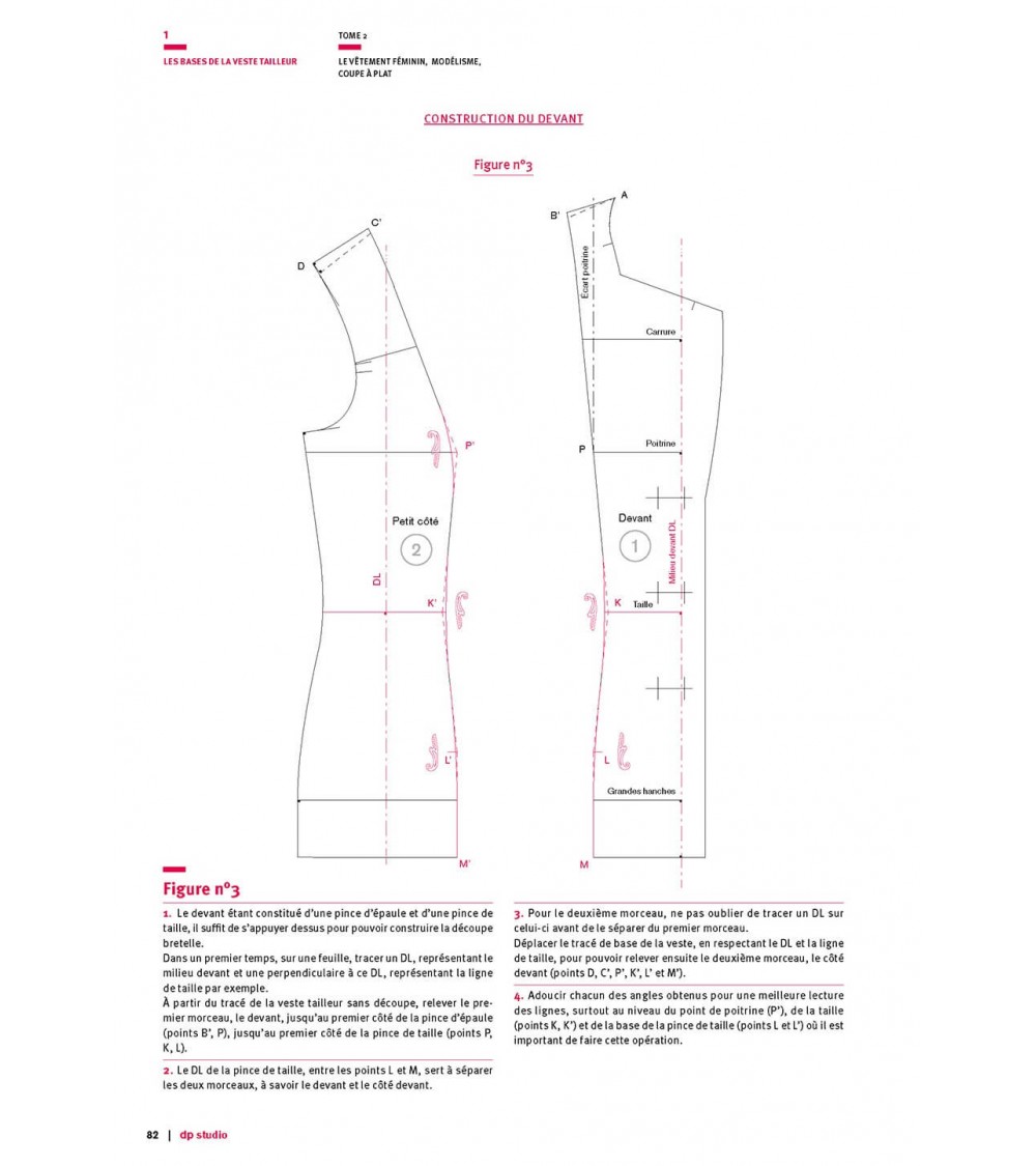 Tailored jacket with shoulder strap seams but no side piece (4 pieces)